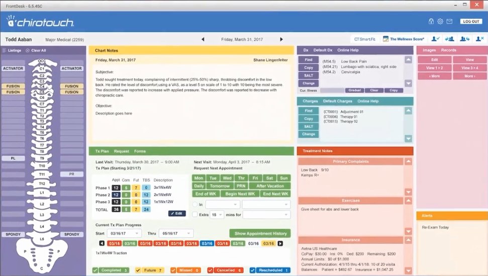ChiroTouch EHR software | Free Demo, Latest Reviews & Pricing 2022 ...
