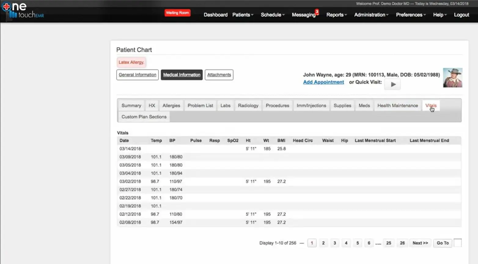 OneTouch EMR Software Internal Medicine and Family Medicine Software ...