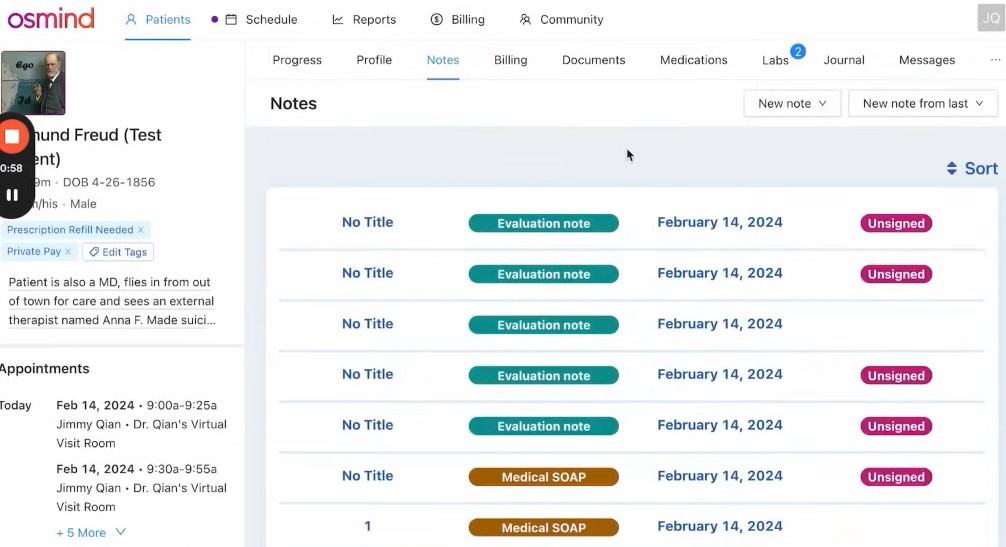 Osmind EHR Software | Free Demo, Reviews & Pricing 2025 | EMRFinder