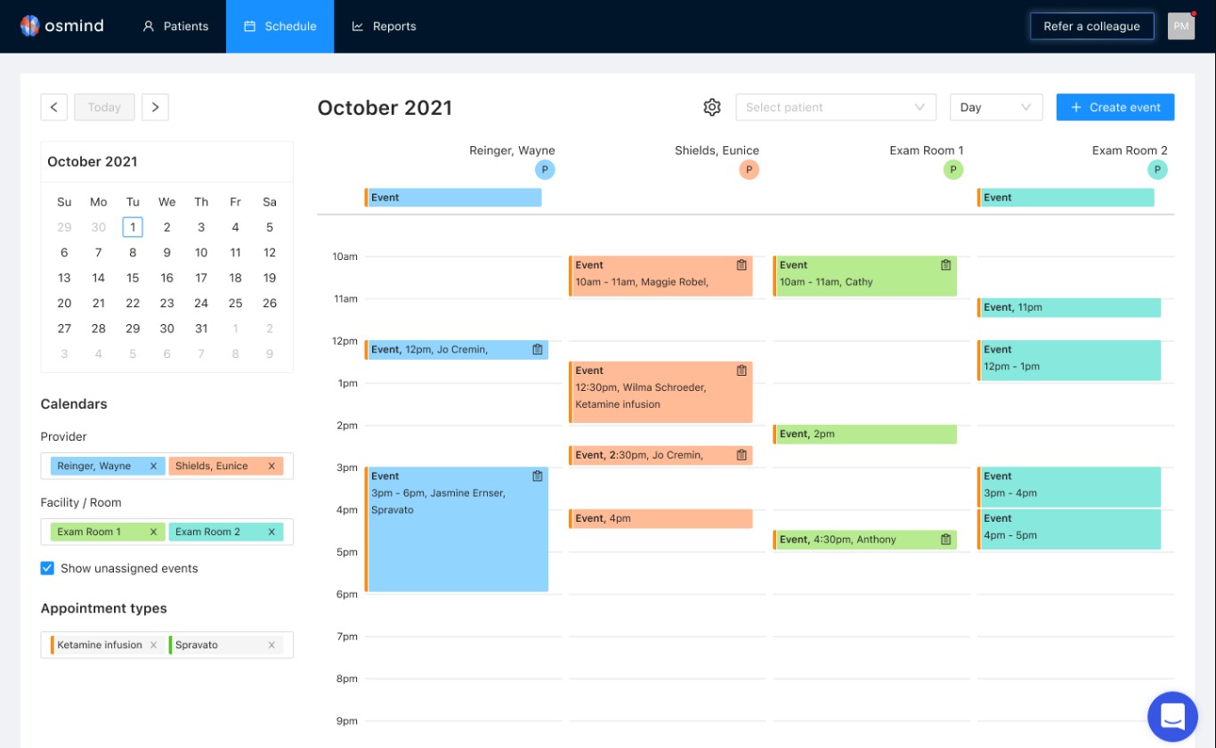 Osmind EHR Software | Free Demo, Reviews & Pricing 2025 | EMRFinder